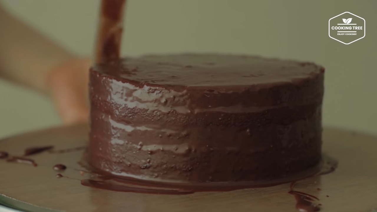 Nutella Torte Cake Chocolate Glaze Cake
