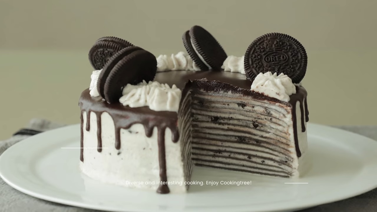 Oreo Crepe Cake Recipe