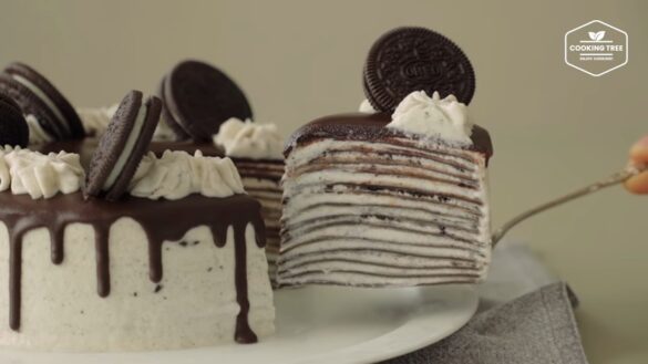 Oreo Crepe Cake Recipe