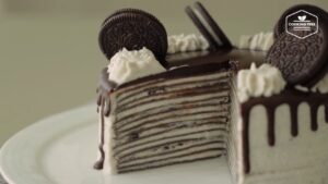 Oreo Crepe Cake Recipe