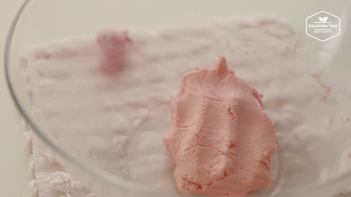 Peach Cookie Choux (Cream puff) Recipe