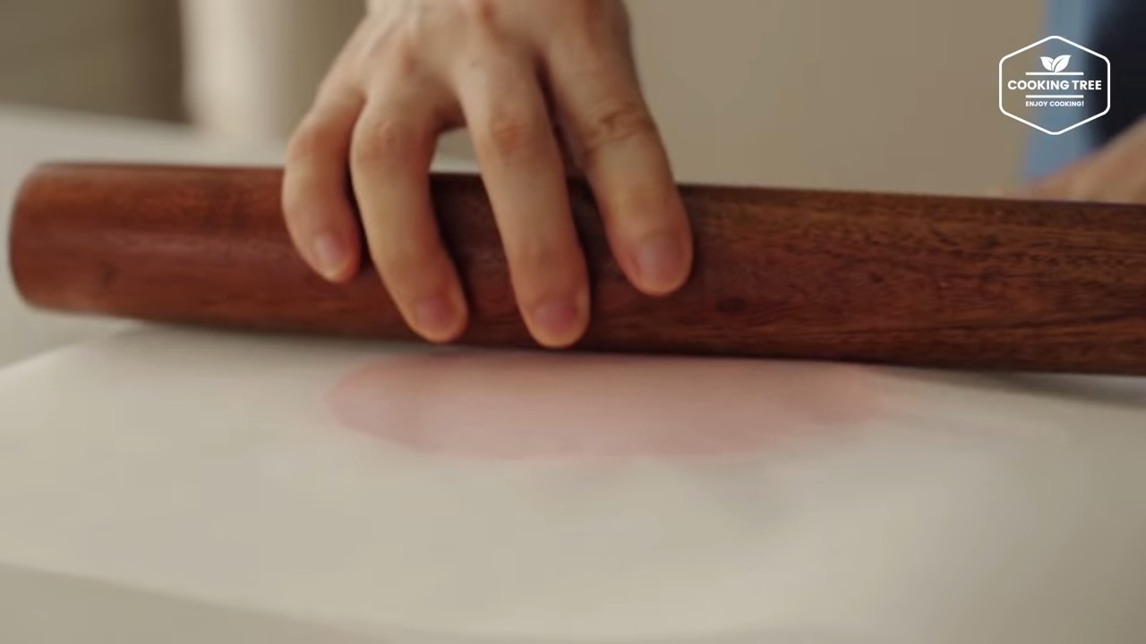 Peach Cookie Choux (Cream puff) Recipe