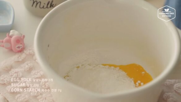 Peach Cookie Choux (Cream puff) Recipe