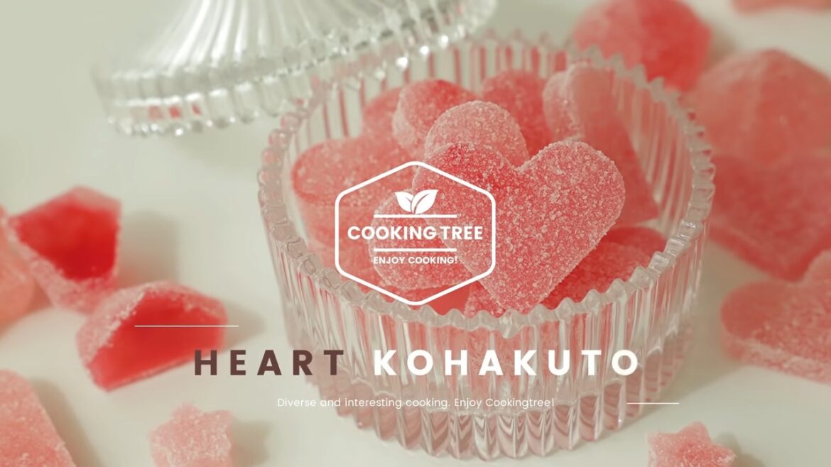 Rose flavor Heart Kohakuto Recipe