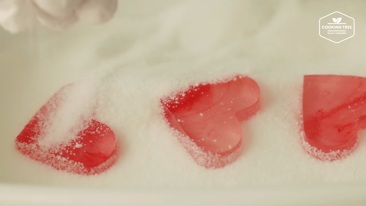 Rose flavor Heart Kohakuto Recipe