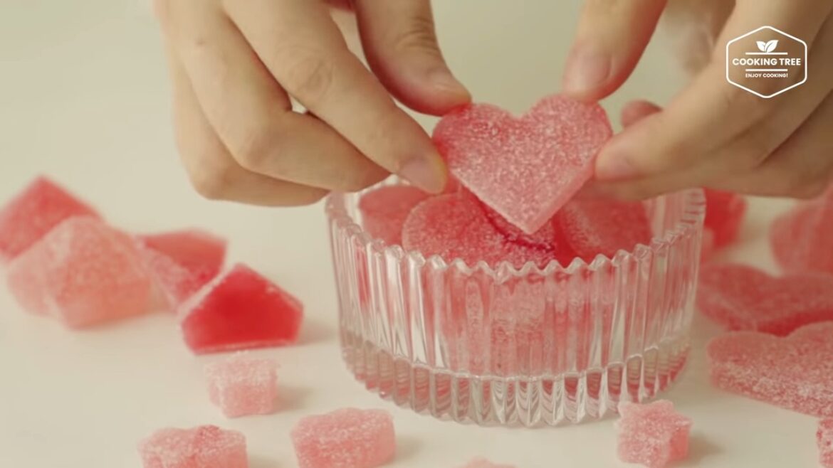 Rose flavor Heart Kohakuto Recipe