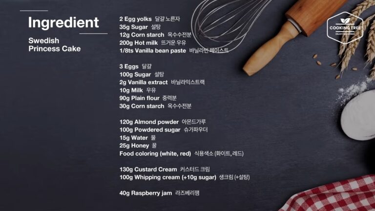 Swedish Princess Cake Recipe