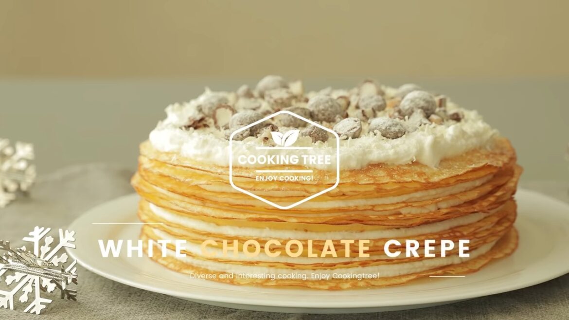 White Chocolate Crepe Cake Recipe