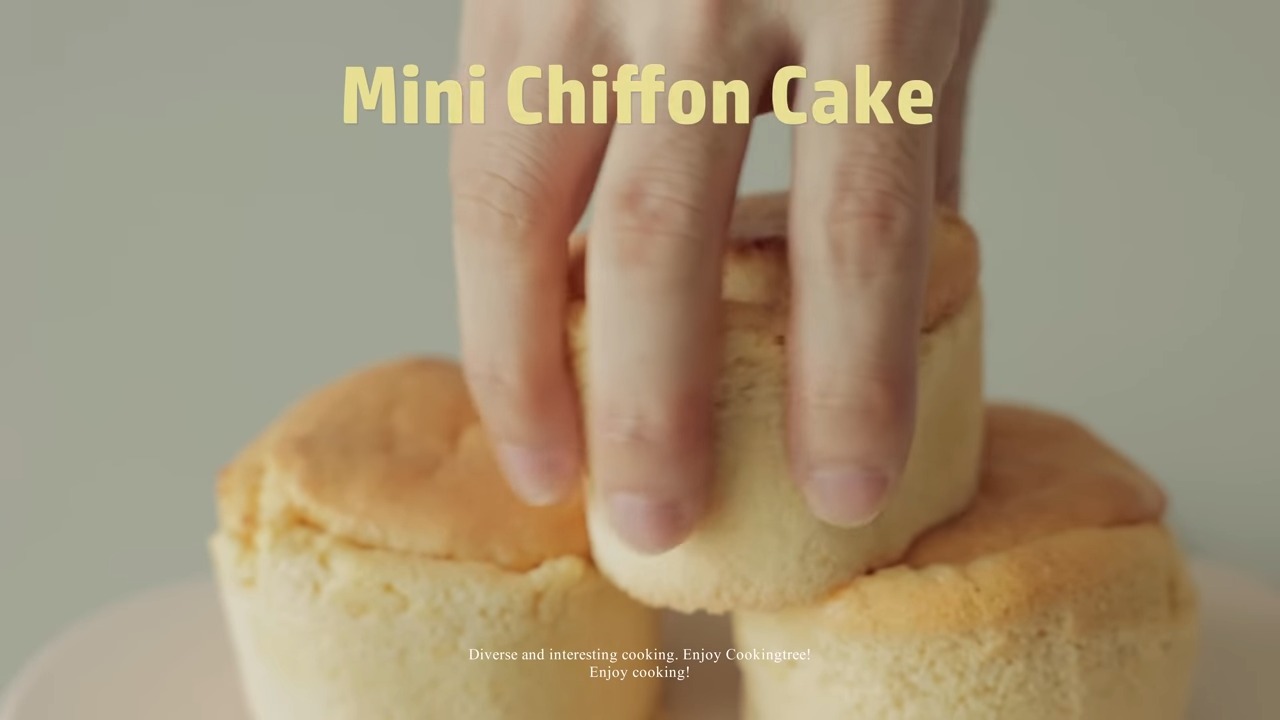 Chewy Mini Chiffon Cake Recipe