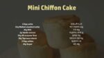 Chewy Mini Chiffon Cake Recipe
