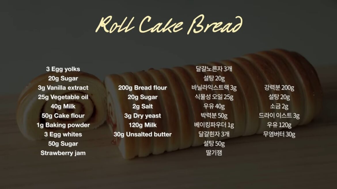 Roll Cake Bread Recipe