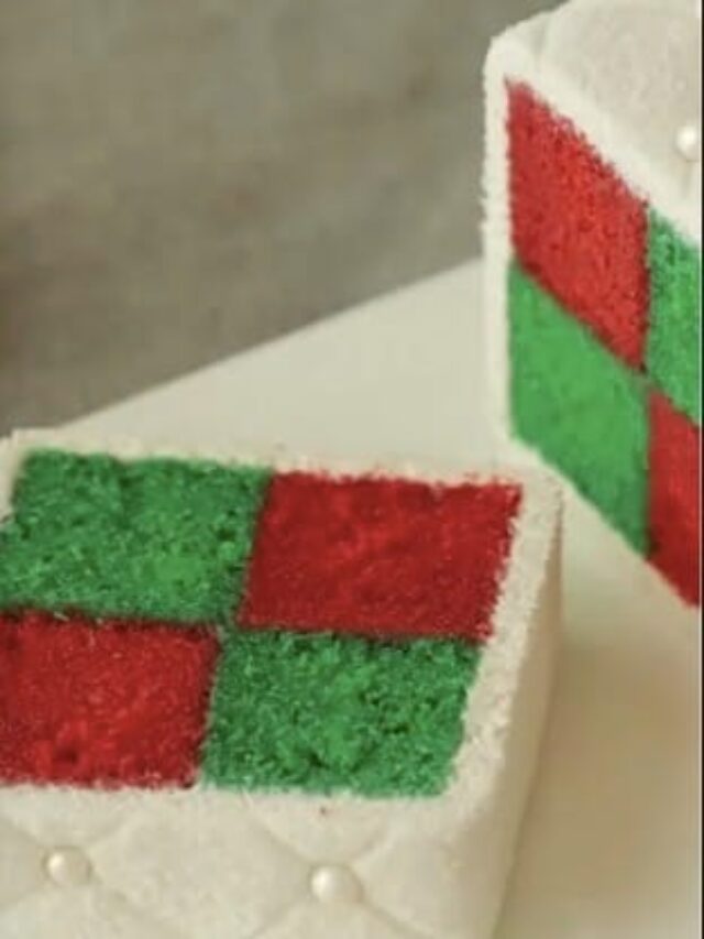 Christmas Battenberg Cake Recipe | Cooking Tree