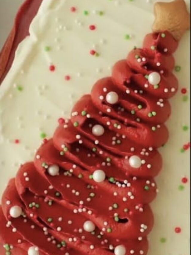 Christmas Red Velvet Crepe Cake Recipe - Cooking Tree