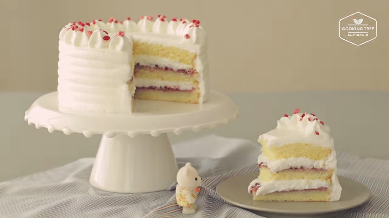 Air Fryer Sponge cake No-oven Genoise