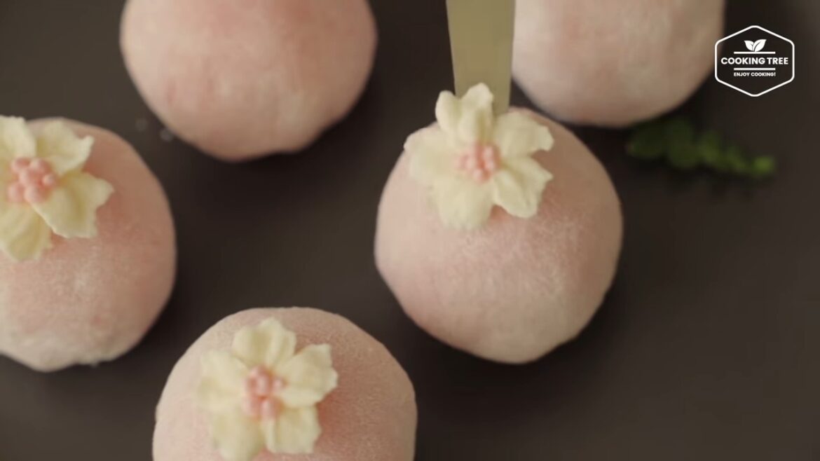 Cherry blossom Strawberry Rice cake Recipe