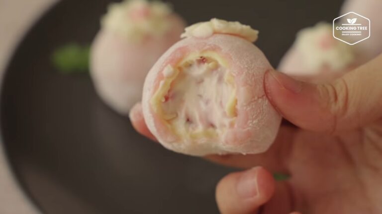 Cherry blossom Strawberry Rice cake Recipe