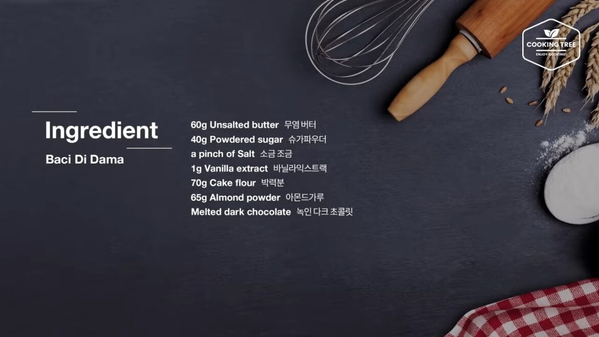 Italian Cookies Baci Di Dama Recipe