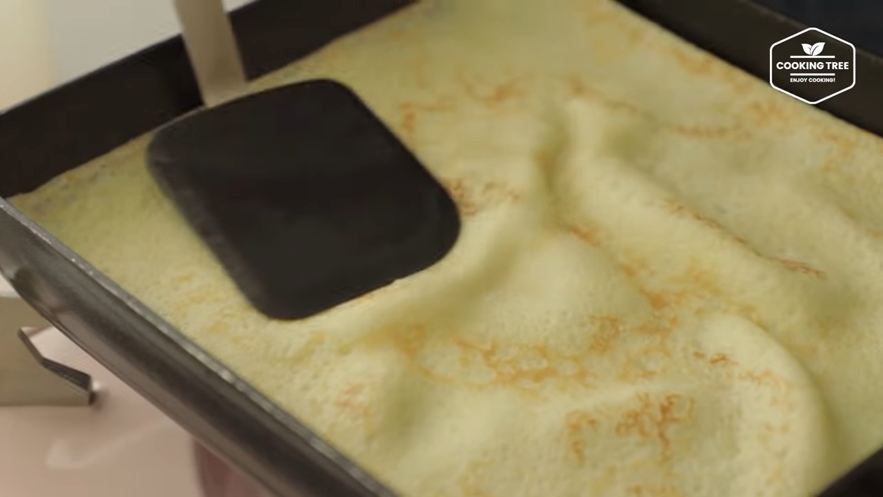 Mango Crepe Roll Cake Recipe