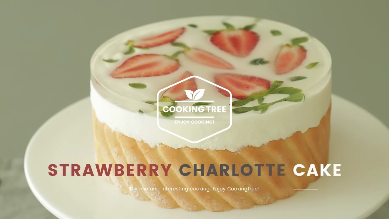 Strawberry Charlotte Cake Recipe
