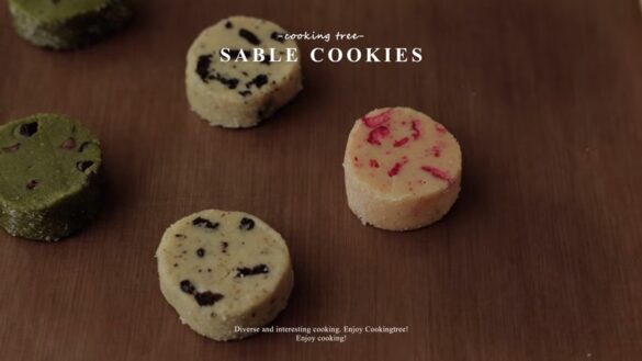 5 flavors Sable Cookies (Icebox Cookies) Recipe