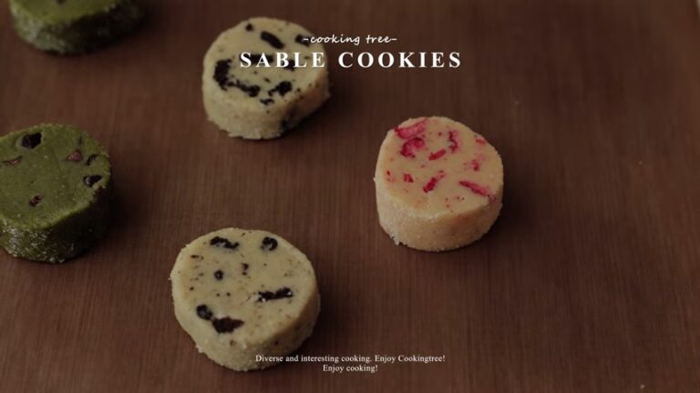 5 flavors Sable Cookies (Icebox Cookies) Recipe