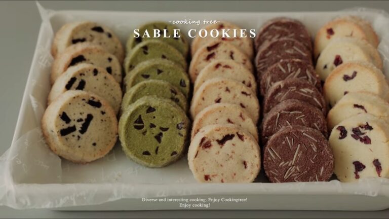 5 flavors Sable Cookies (Icebox Cookies) Recipe