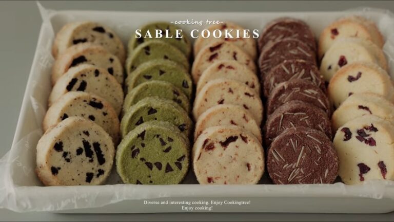 5 flavors Sable Cookies (Icebox Cookies) Recipe