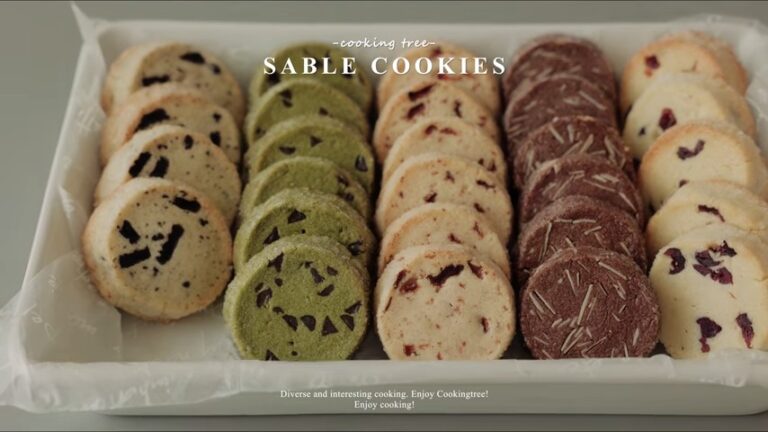 5 flavors Sable Cookies (Icebox Cookies) Recipe
