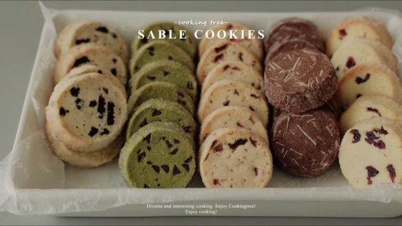 5 flavors Sable Cookies (Icebox Cookies) Recipe