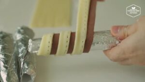 Chocolate Cornet Pie (Cream Horns) Recipe