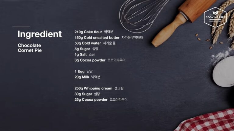 Chocolate Cornet Pie (Cream Horns) Recipe