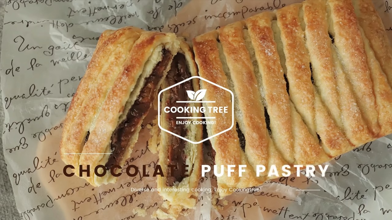 Chocolate Puff Pastry Pie Braid Recipe