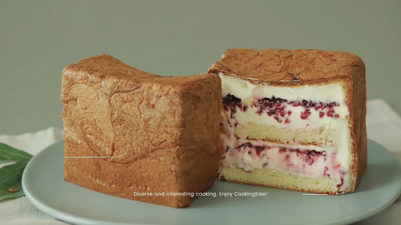 Cube Cream puffs Cake Choux Cake Recipe