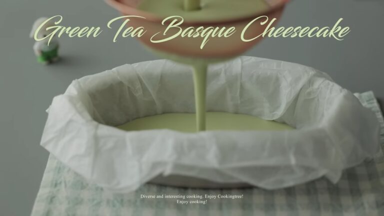 Green Tea (Matcha) Basque Cheesecake Recipe