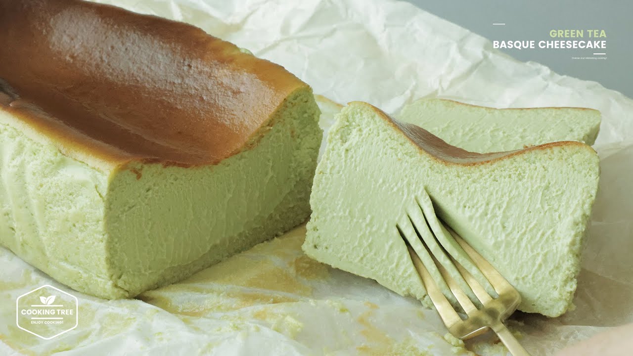 Green Tea (Matcha) Basque Cheesecake Recipe