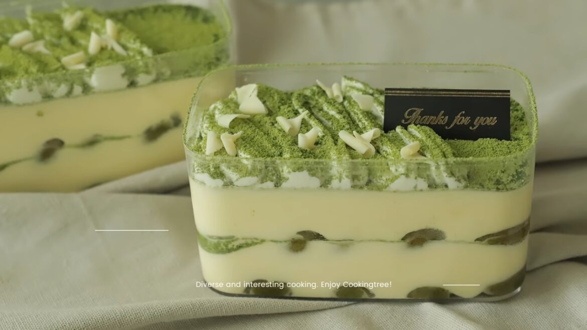 Green tea Tiramisu + Matcha Ladyfingers Recipe