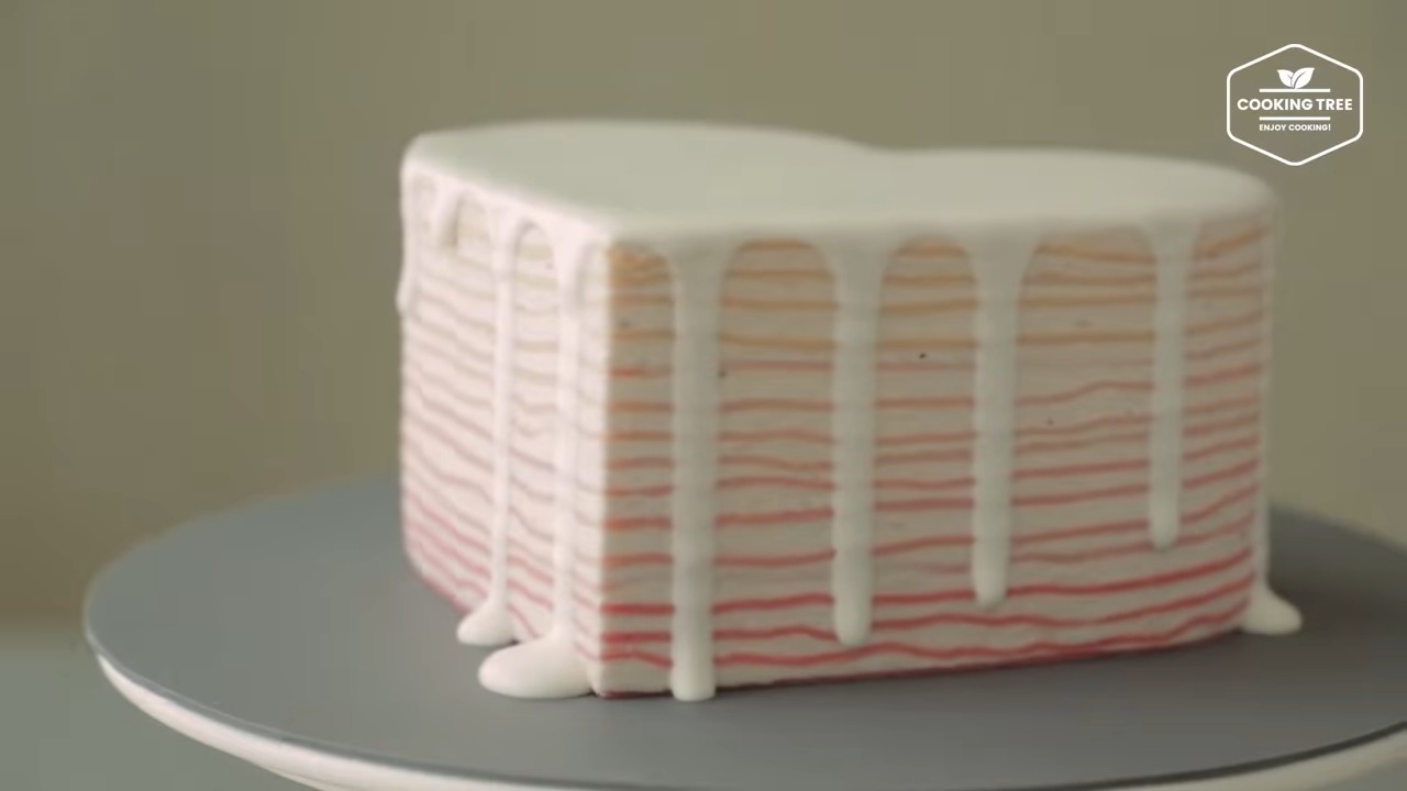 Heart Crepe Cake Recipe