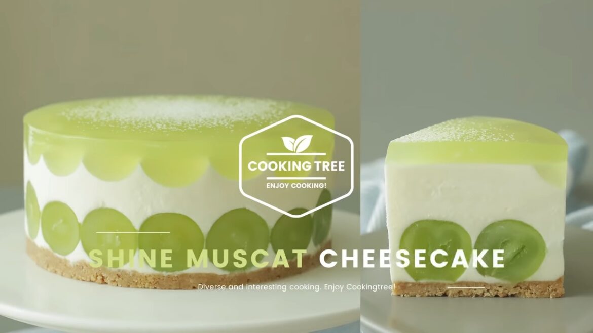 No-Bake Shine Muscat Cheesecake Recipe