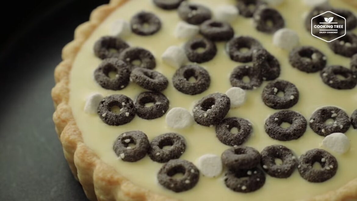 Oreo Cereal Cheese Tart Recipe