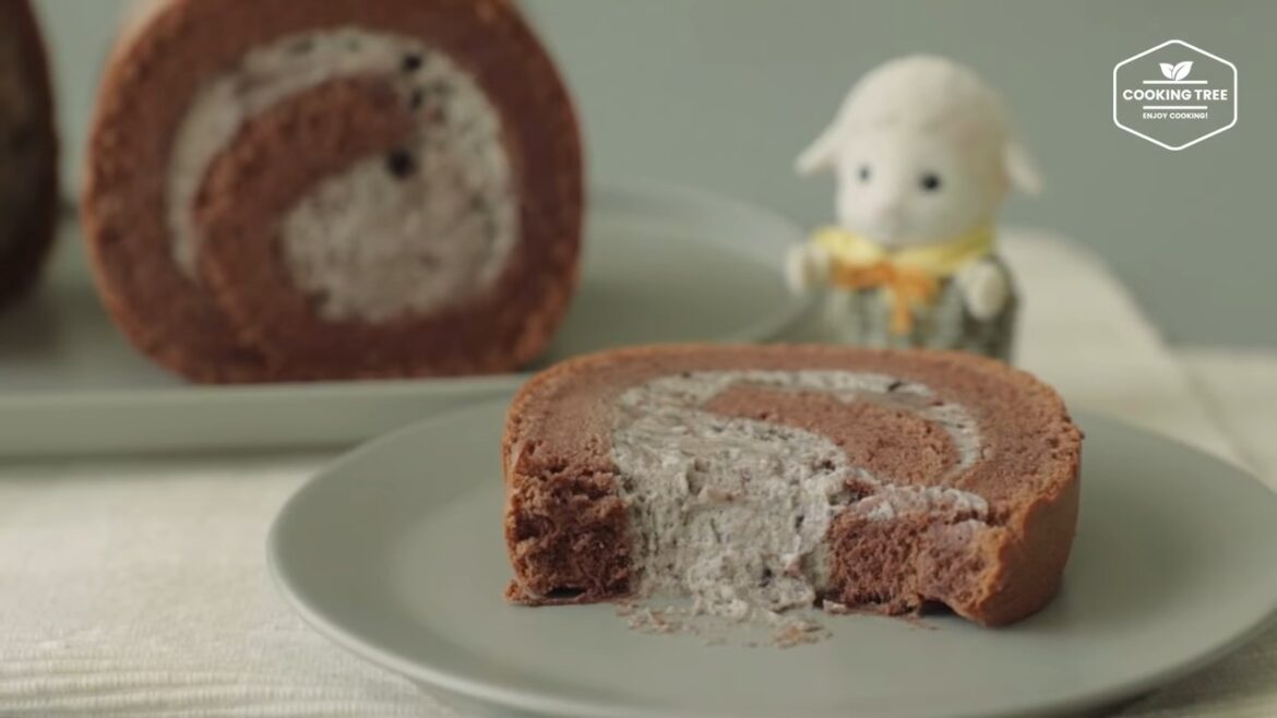 Oreo Chocolate Roll Cake Recipe