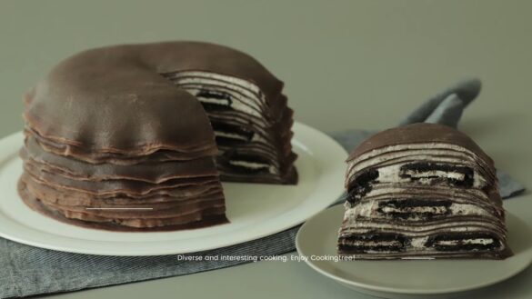 Oreo Crepe Cake Recipe
