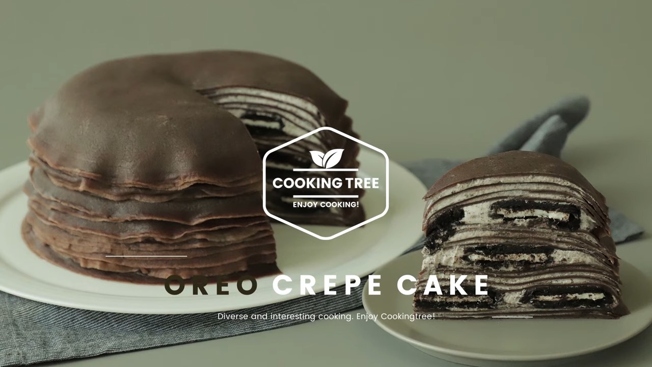 Oreo Crepe Cake Recipe