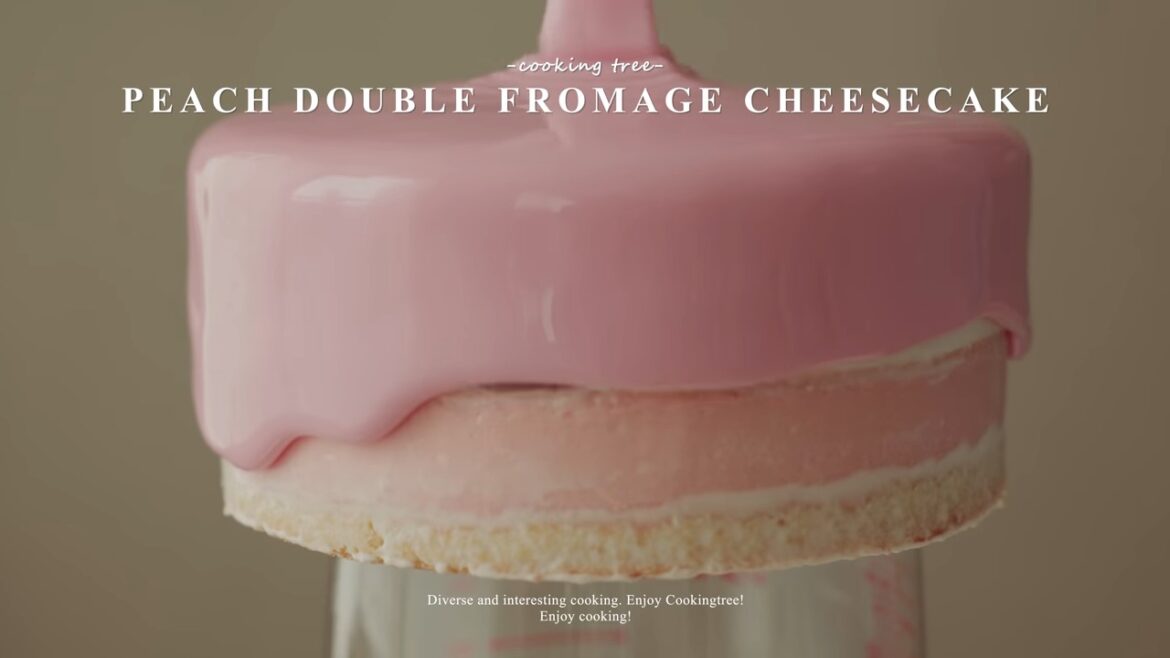 Peach Double Fromage Cheesecake Recipe