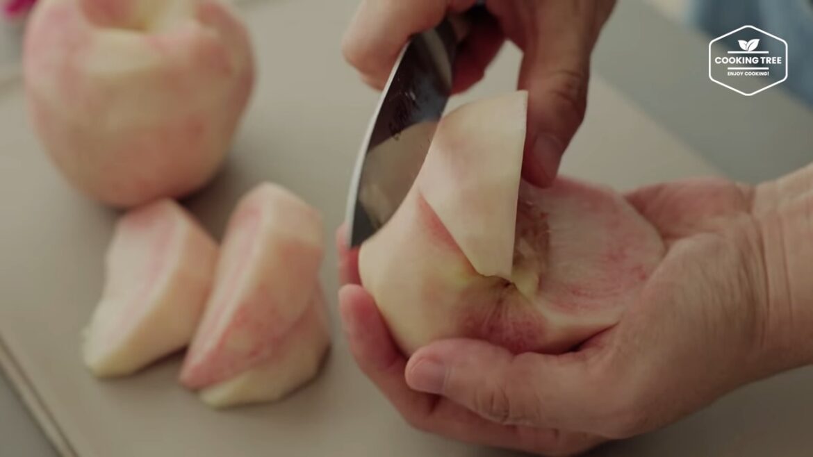 Peach Double Fromage Cheesecake Recipe