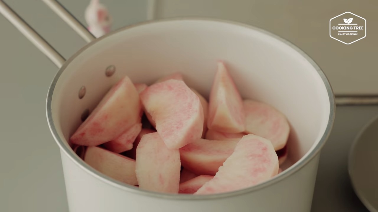 Peach Double Fromage Cheesecake Recipe