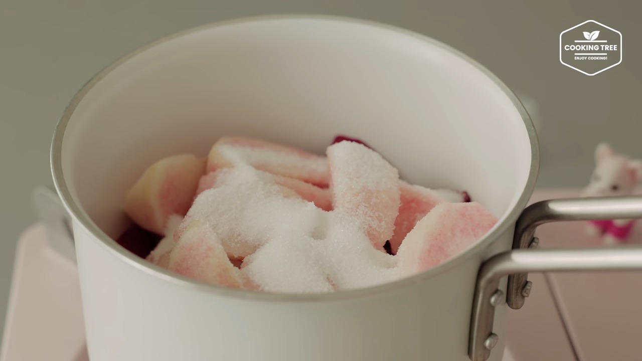 Peach Double Fromage Cheesecake Recipe