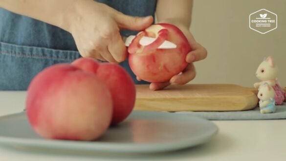 Peach Rice cake Recipe