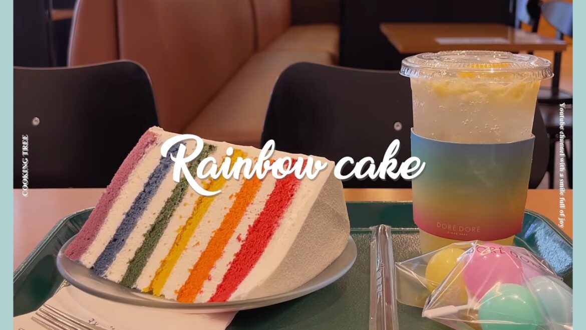 (Doppel Cooking) Rainbow Cake by Dore dore