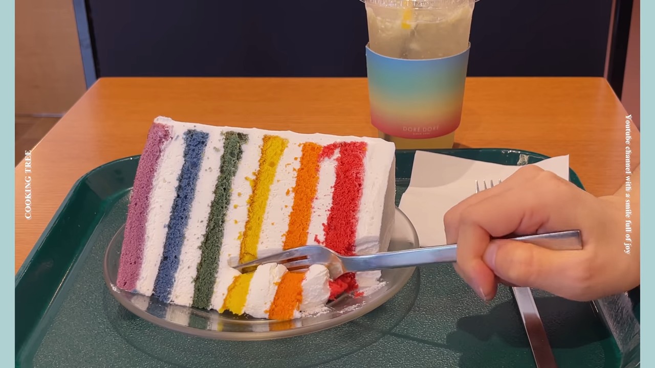 (Doppel Cooking) Rainbow Cake by Dore dore