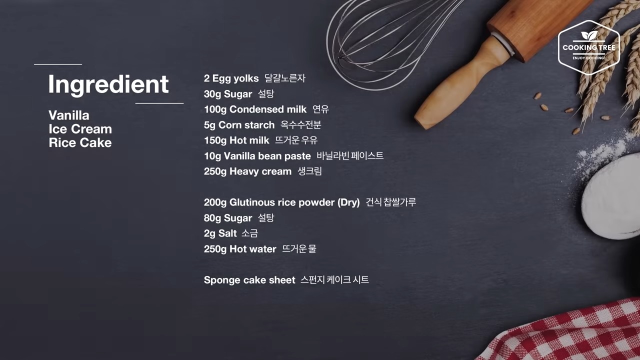 Vanilla Ice Cream Rice Cake Recipe